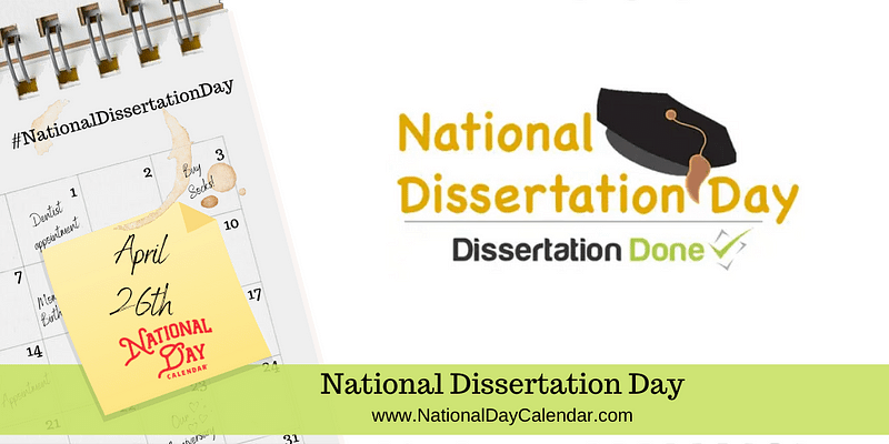DÍA NACIONAL DE LA DISERTACIÓN - 26 de abril - Día Internacional Hoy
