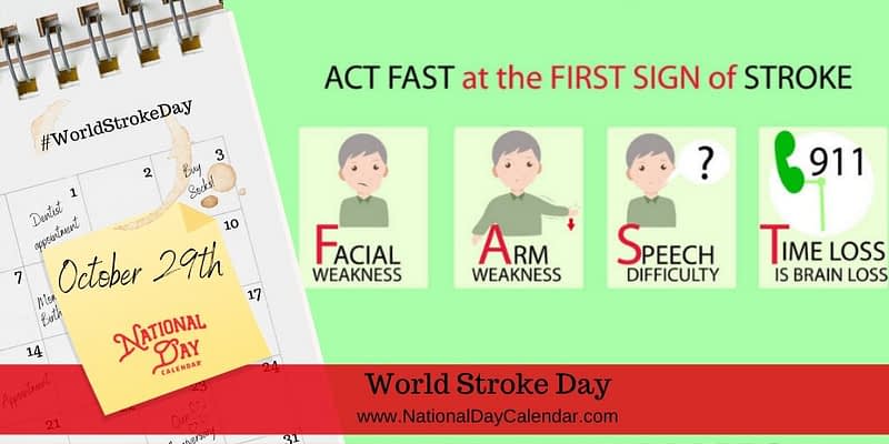 DÍA MUNDIAL DEL ICTUS - 29 de octubre - Día Internacional Hoy